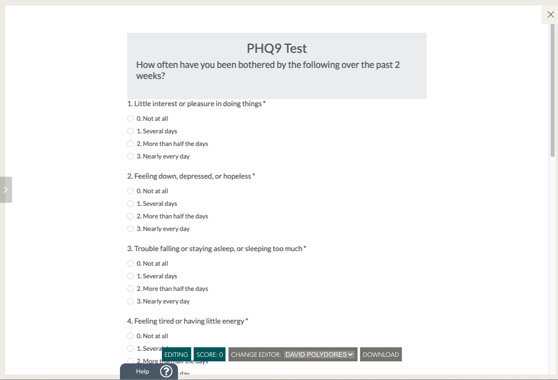 How to Install and Use the Patient Health Questionnaire-9 (PHQ-9) App