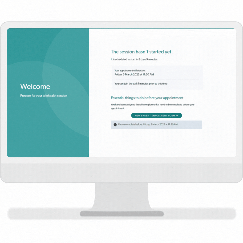 Pre-Session Forms Preview - *Coming Soon*